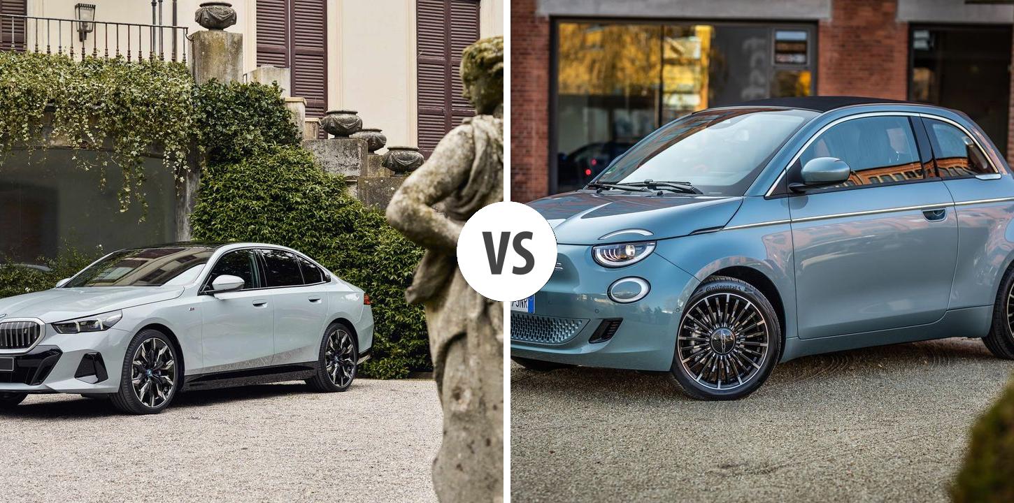 BMW i5 VS FIAT 500C Elektro – Vergleiche Preise, Leistung, Kofferraum ...
