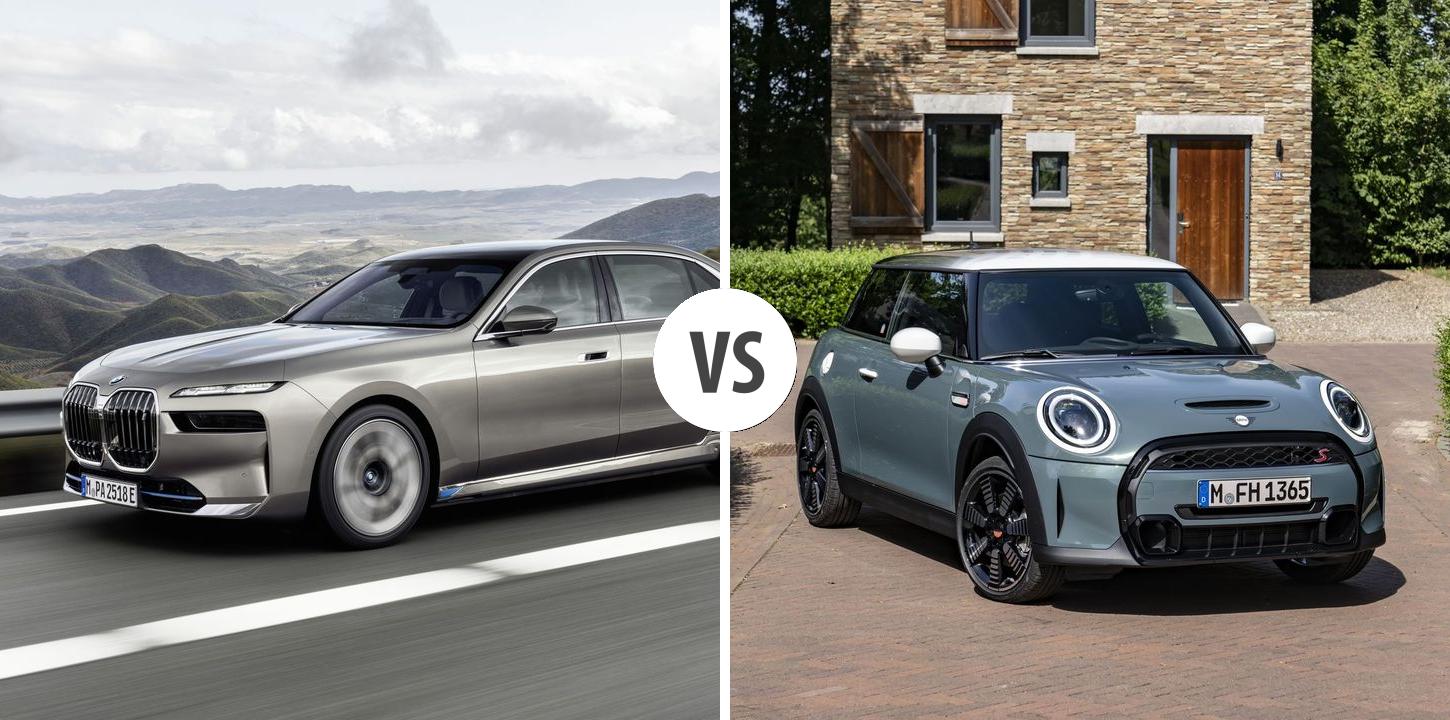 BMW i7 VS Mini MINI – Vergleiche Preise, Leistung, Kofferraum ...