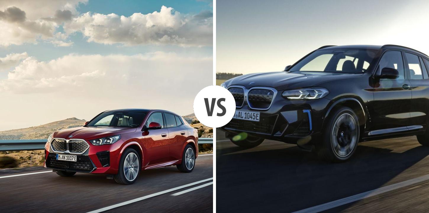 BMW iX2 VS BMW iX3 – Vergleiche Preise, Leistung, Kofferraum & Ausstattungen | AUTOGOTT.DE