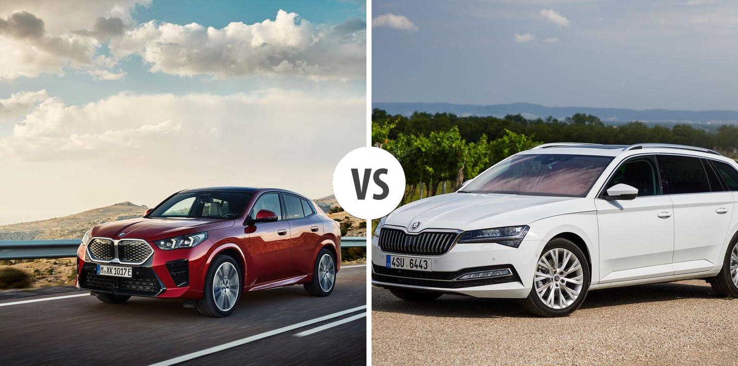 BMW iX2 VS Skoda Superb Combi – Vergleiche Preise, Leistung, Kofferraum ...