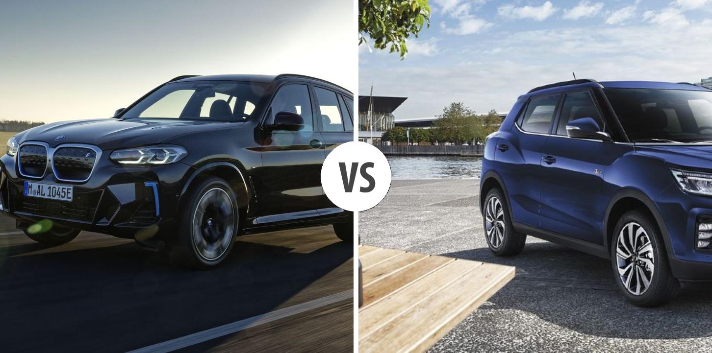 BMW iX3 VS Ssangyong Tivoli Autovergleich | AUTOGOTT.DE