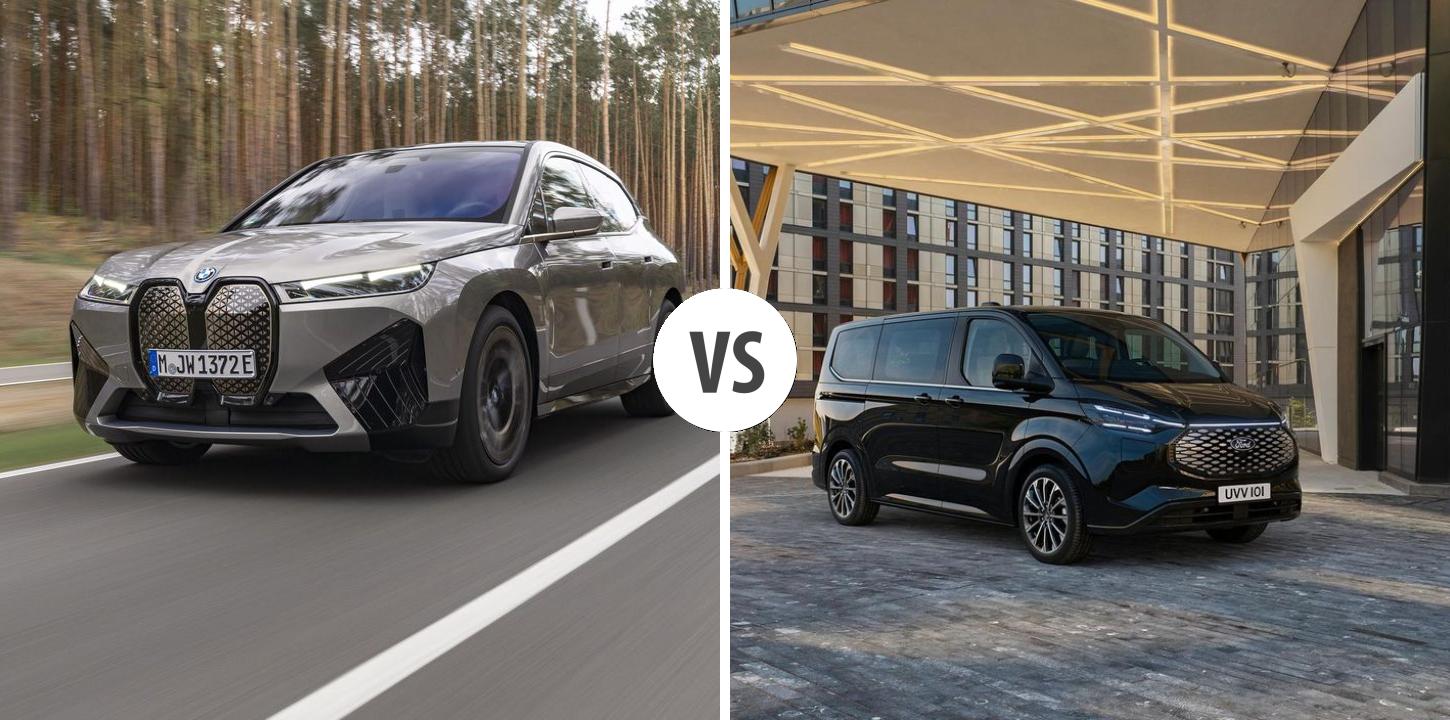BMW iX VS Ford Tourneo Custom Autovergleich | AUTOGOTT.DE