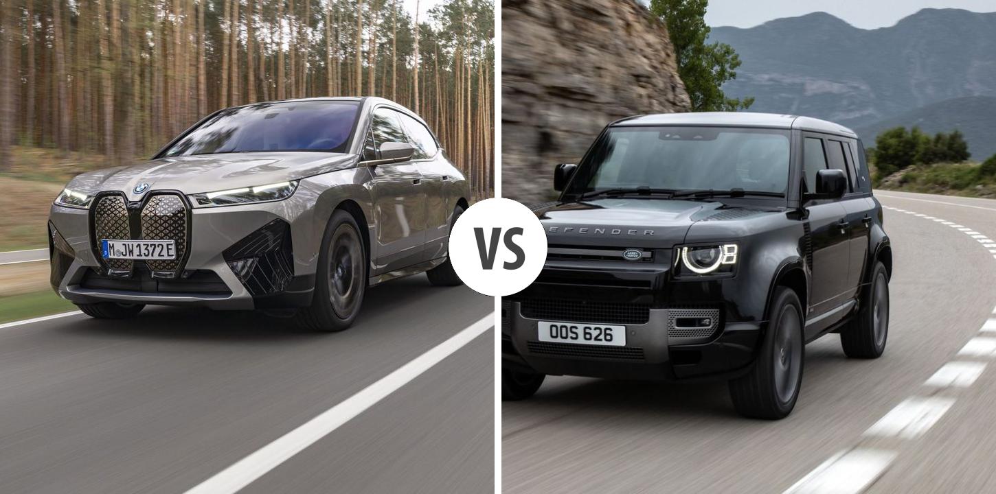 BMW iX VS Land Rover Defender – Vergleiche Preise, Leistung, Kofferraum ...