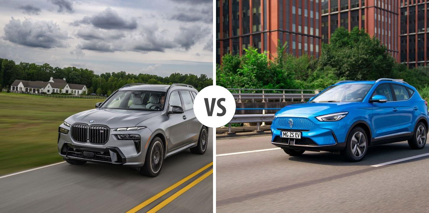 BMW X7 VS MG ZS EV – Vergleiche Preise, Leistung, Kofferraum ...
