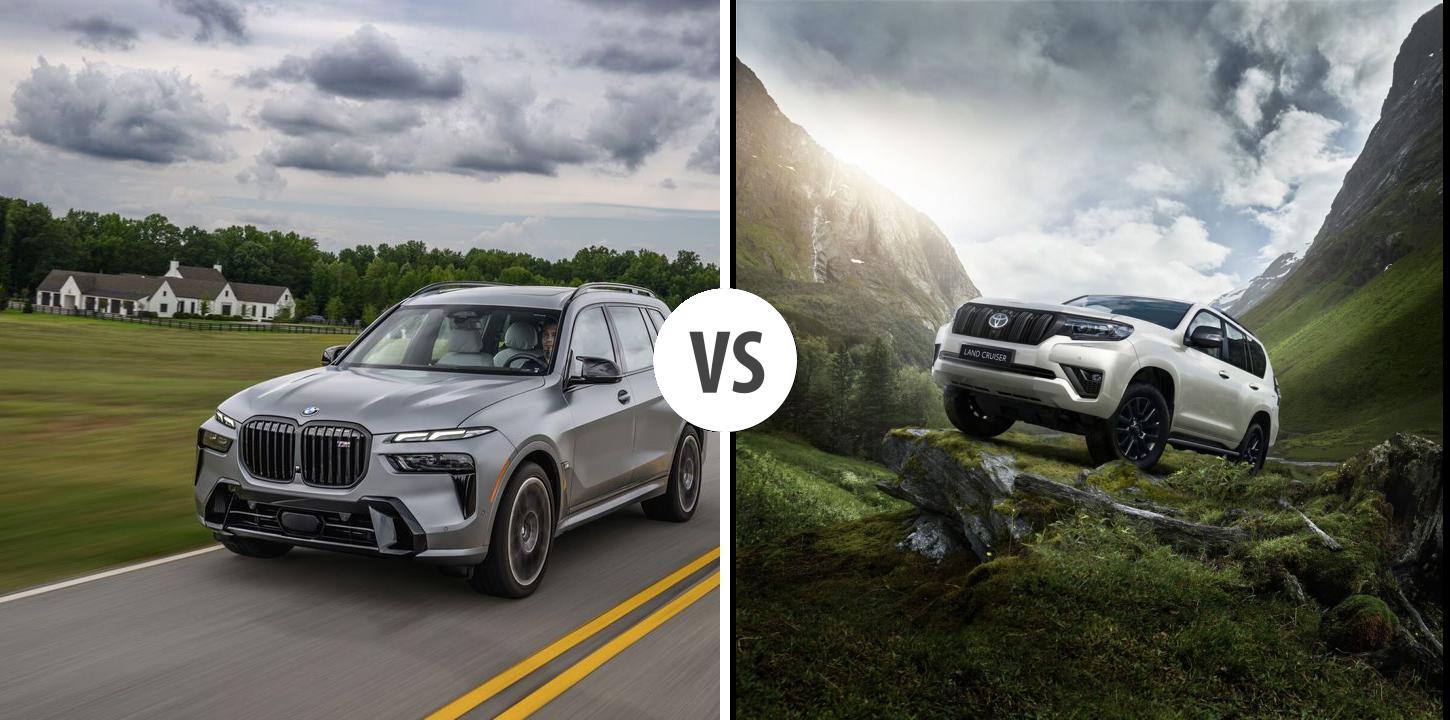 BMW X7 VS Toyota Land Cruiser – Vergleiche Preise, Leistung, Kofferraum & Ausstattungen ...