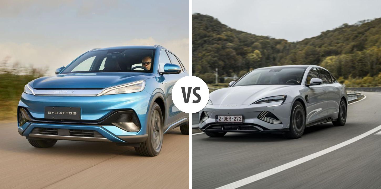 BYD Atto 3 VS BYD Seal – Vergleiche Preise, Leistung, Kofferraum ...