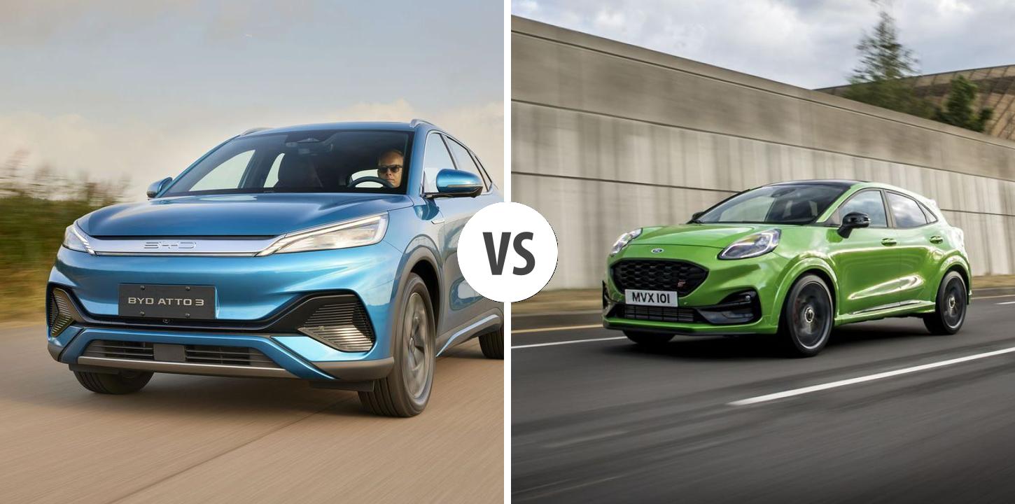 BYD Atto 3 VS Ford Puma – Vergleiche Preise, Leistung, Kofferraum ...