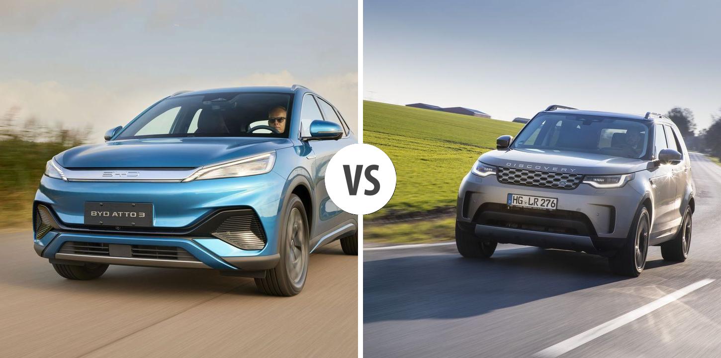 BYD Atto 3 VS Land Rover Discovery – Vergleiche Preise, Leistung ...