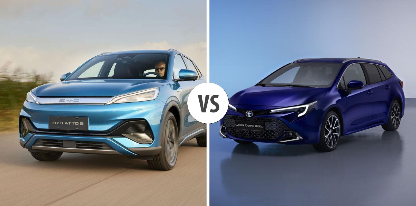 BYD Atto 3 VS Toyota Corolla Touring Sports Autovergleich | AUTOGOTT.DE