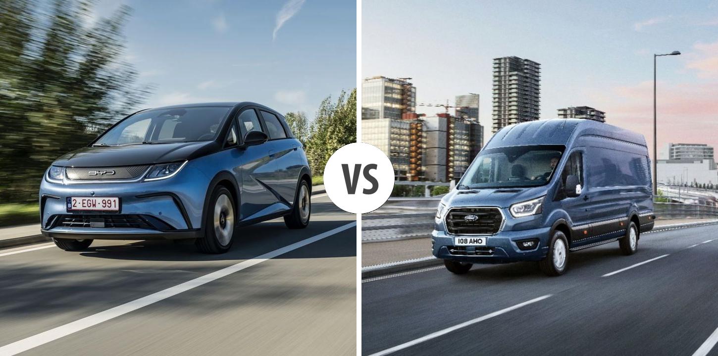 BYD Dolphin VS Ford Transit – Vergleiche Preise, Leistung, Kofferraum ...