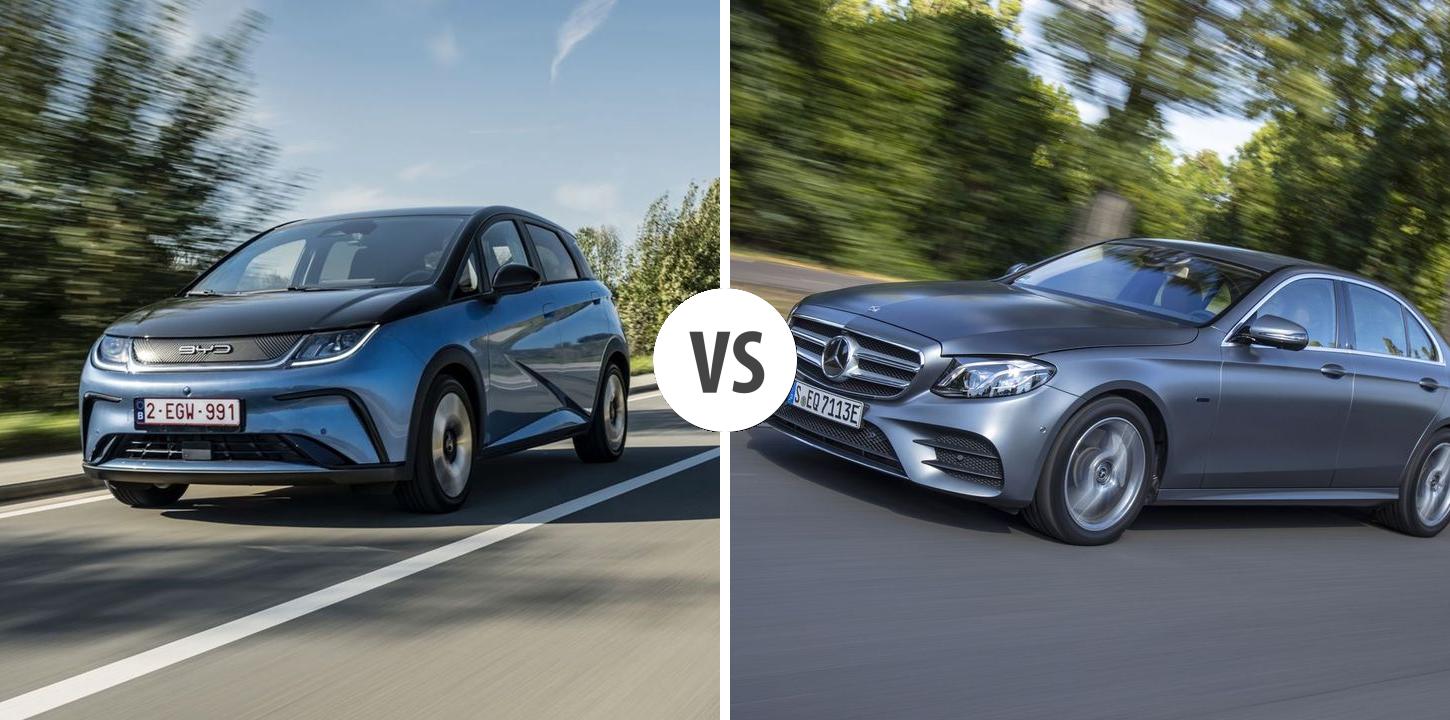 BYD Dolphin VS Mercedes E-Klasse Limousine – Vergleiche Preise ...