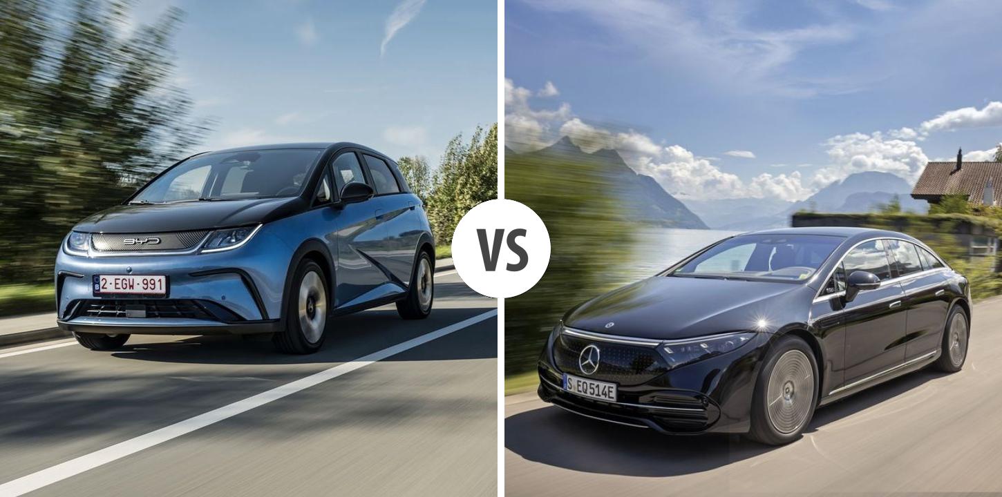 BYD Dolphin VS Mercedes EQS Limousine – Vergleiche Preise, Leistung ...