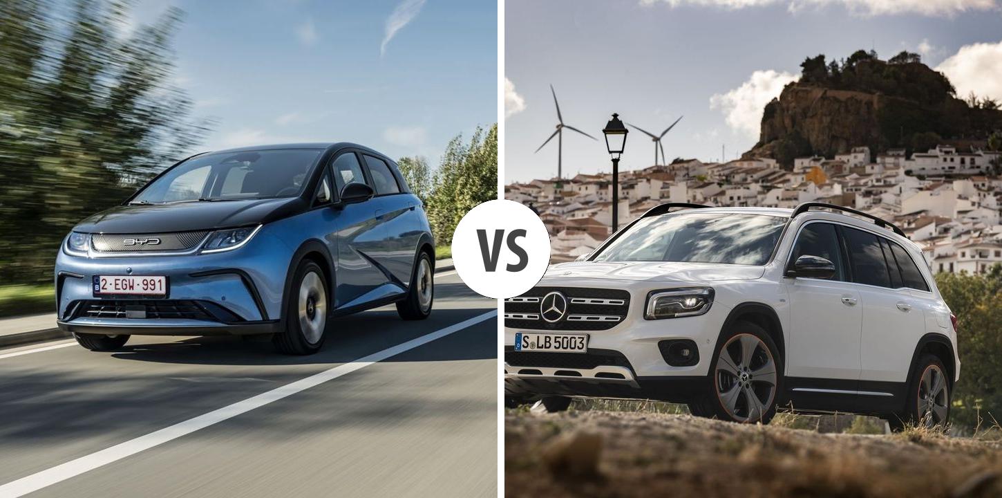 BYD Dolphin VS Mercedes GLB – Vergleiche Preise, Leistung, Kofferraum ...