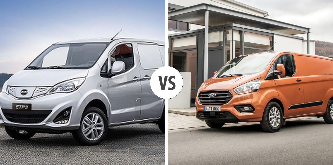 BYD ETP3 VS Ford Transit Custom Transporter – Vergleiche Preise ...