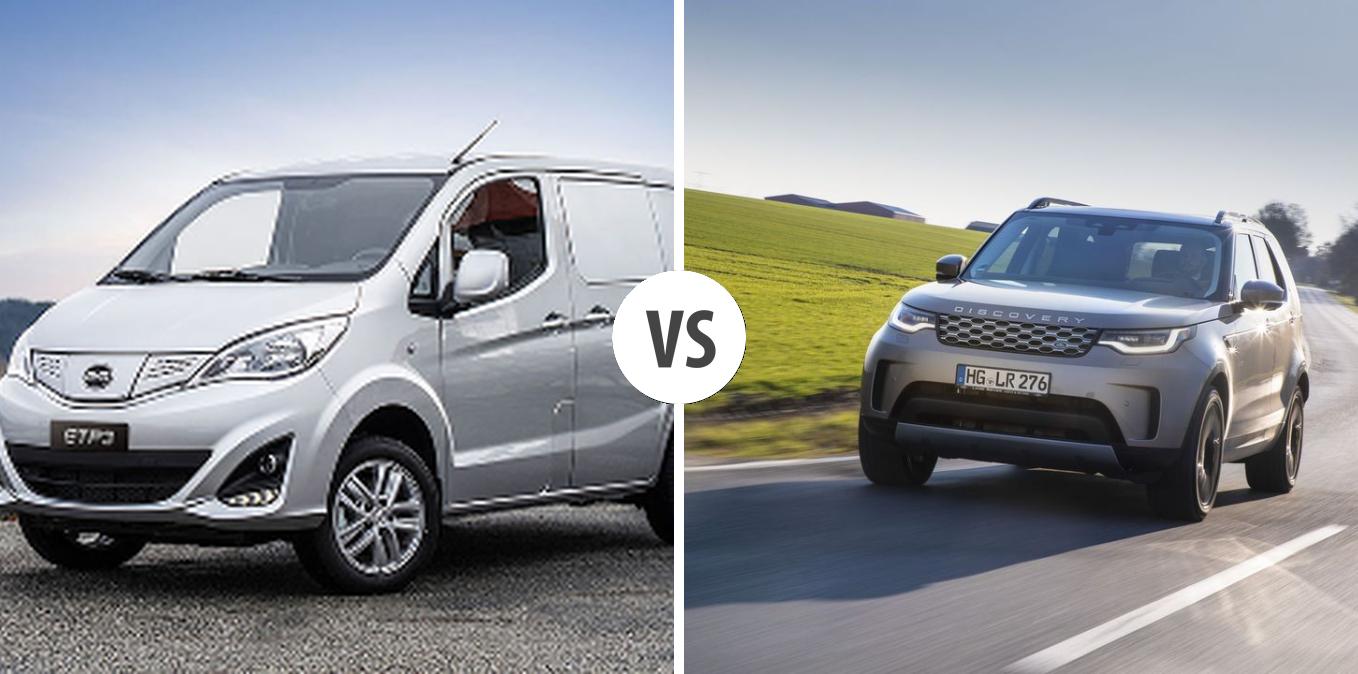 BYD ETP3 VS Land Rover Discovery Autovergleich | AUTOGOTT.DE