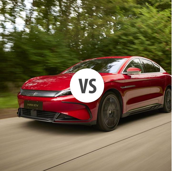 BYD Han VS KIA EV3 – Vergleiche Preise, Leistung, Kofferraum & Ausstattungen | AUTOGOTT.DE