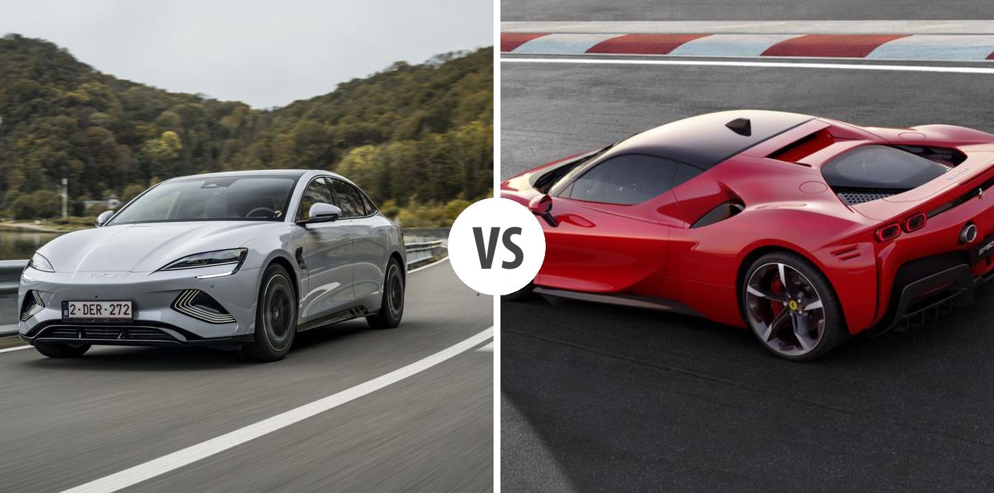 BYD Seal VS Ferrari SF90 Coupe – Vergleiche Preise, Leistung ...