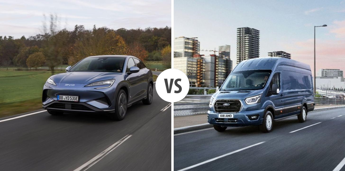 BYD Sealion 7 VS Ford Transit – Vergleiche Preise, Leistung, Kofferraum ...