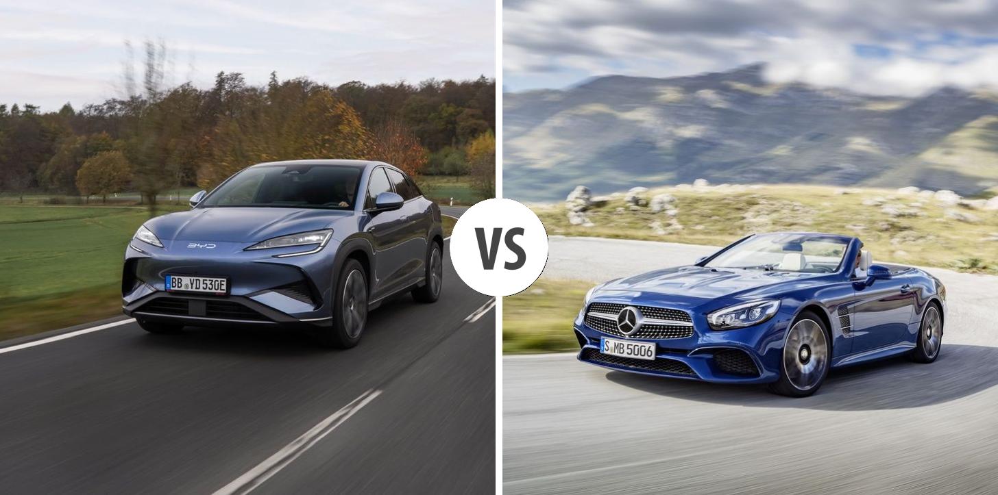 BYD Sealion 7 VS Mercedes SL – Vergleiche Preise, Leistung, Kofferraum ...