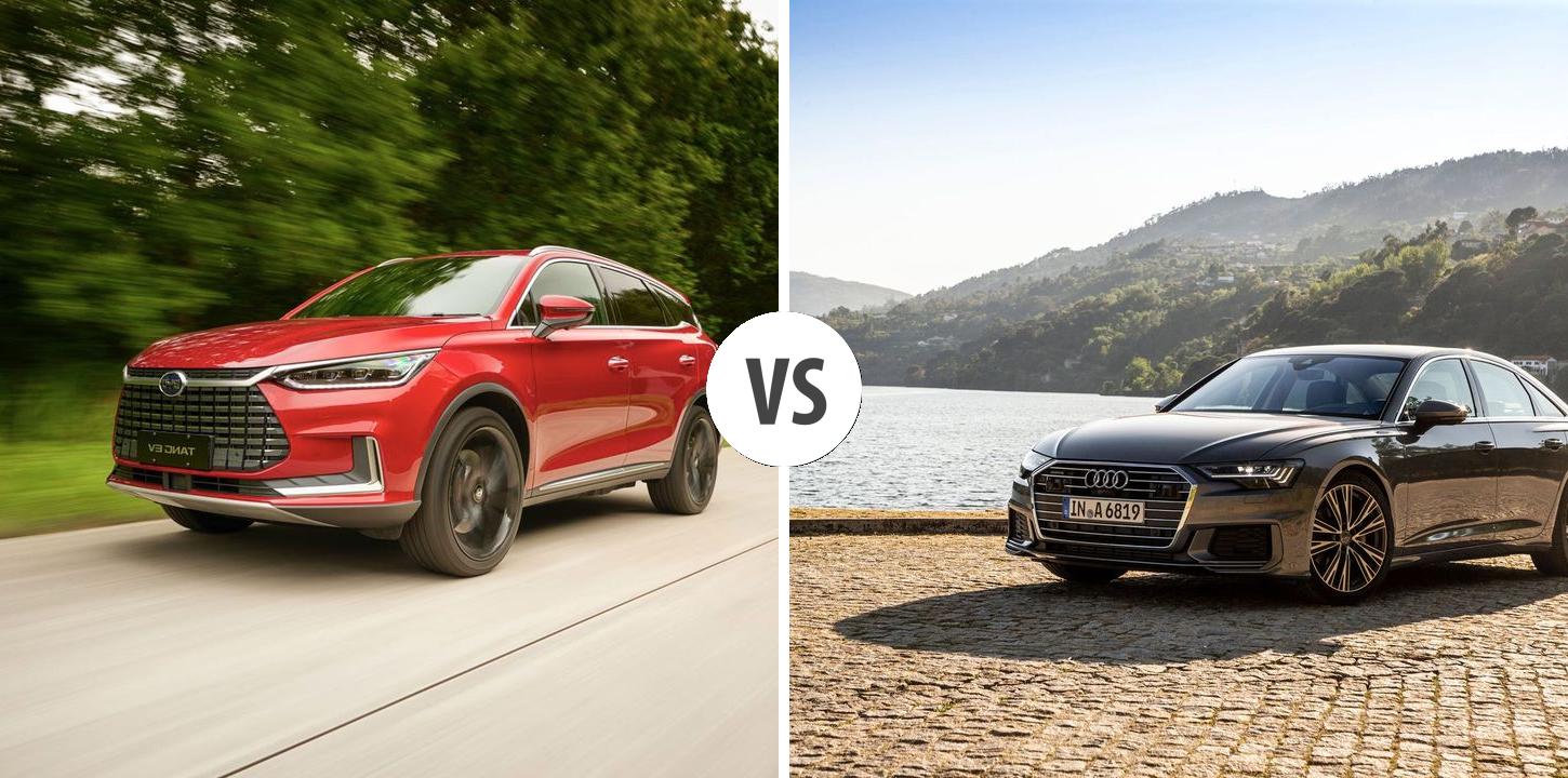 BYD Tang VS Audi A6 Limousine Autovergleich | AUTOGOTT.DE
