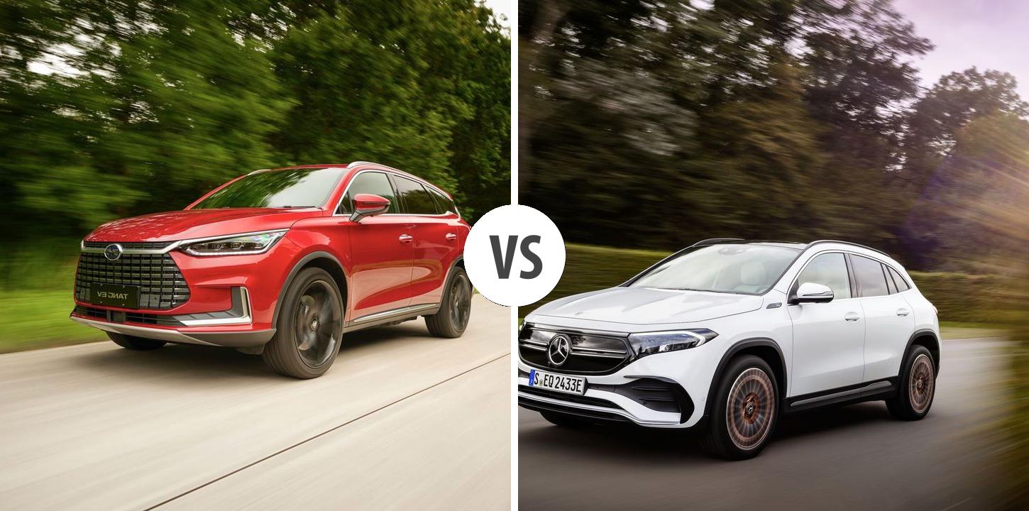 BYD Tang VS Mercedes EQA Autovergleich | AUTOGOTT.DE