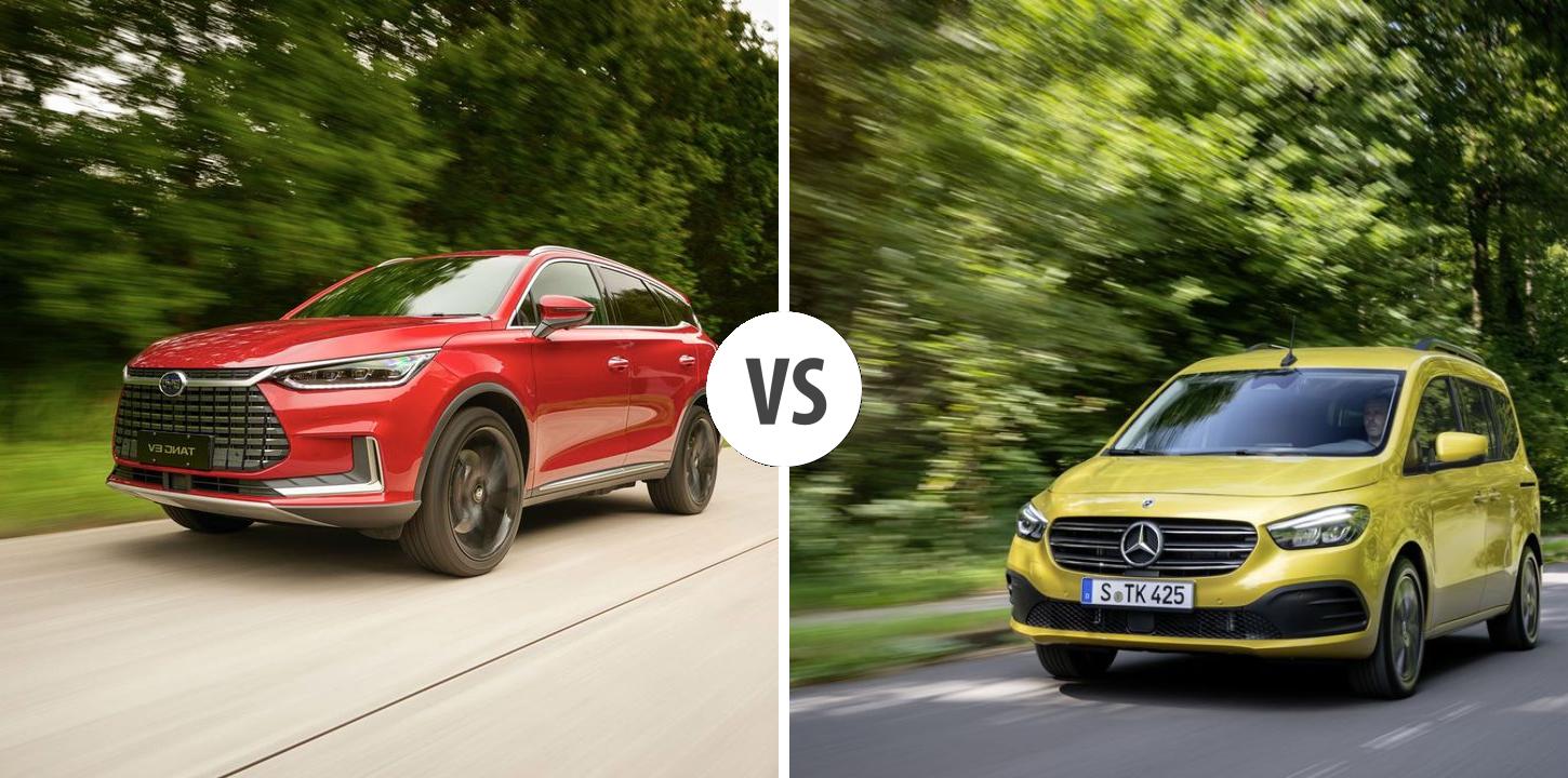BYD Tang VS Mercedes T-Klasse – Vergleiche Preise, Leistung, Kofferraum ...