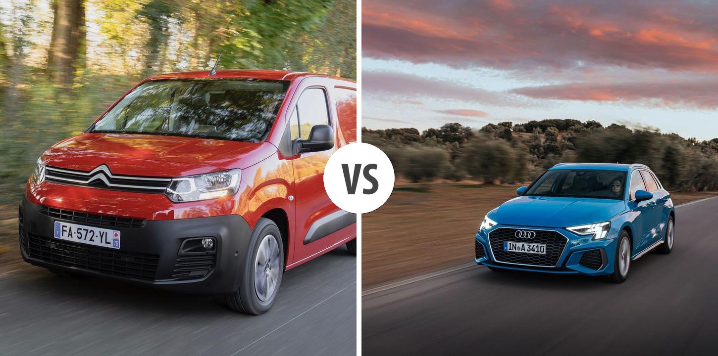 Citroën Berlingo Kastenwagen VS Audi A3 Sportback – Vergleiche Preise ...