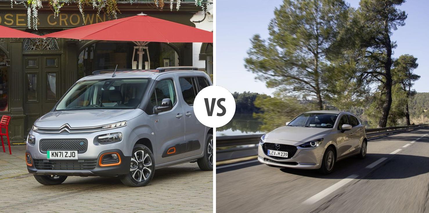 Citroën Berlingo XL VS Mazda Mazda2 – Vergleiche Preise, Leistung ...