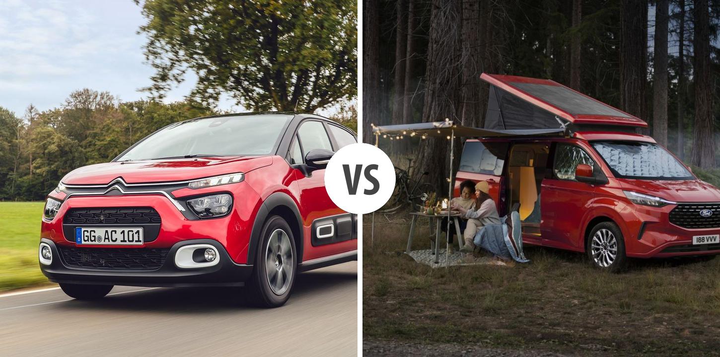 Citroën C3 VS Ford Transit Custom Wohnmobil – Vergleiche Preise ...