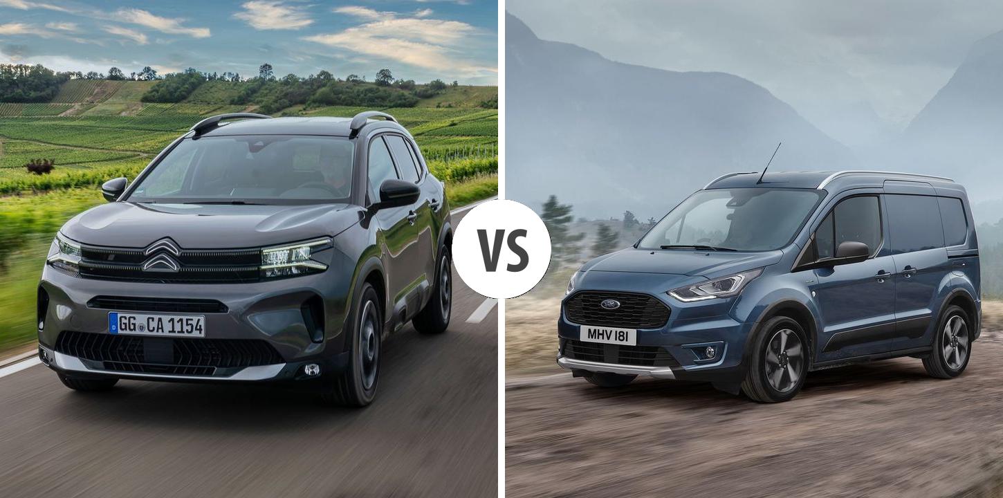 Citroën C5 Aircross VS Ford Transit Connect Hochdach-Kombi ...