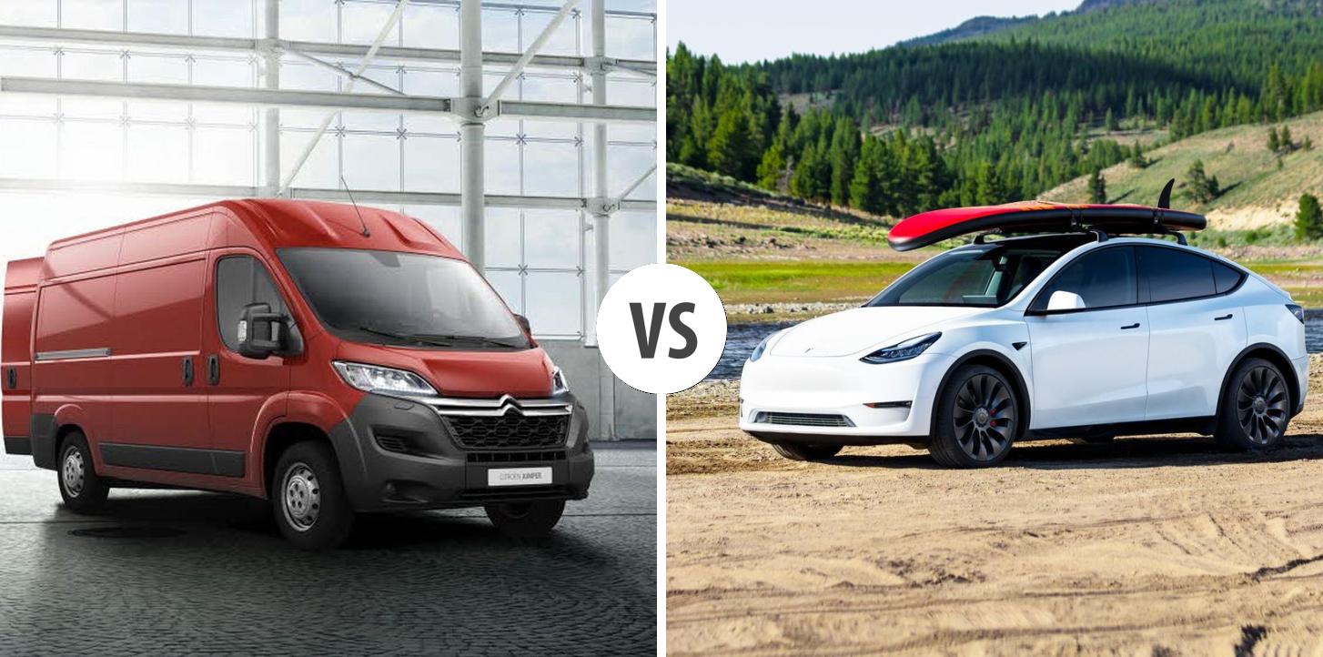 Citroën Jumper Elektro VS TESLA Model Y – Vergleiche Preise, Leistung ...