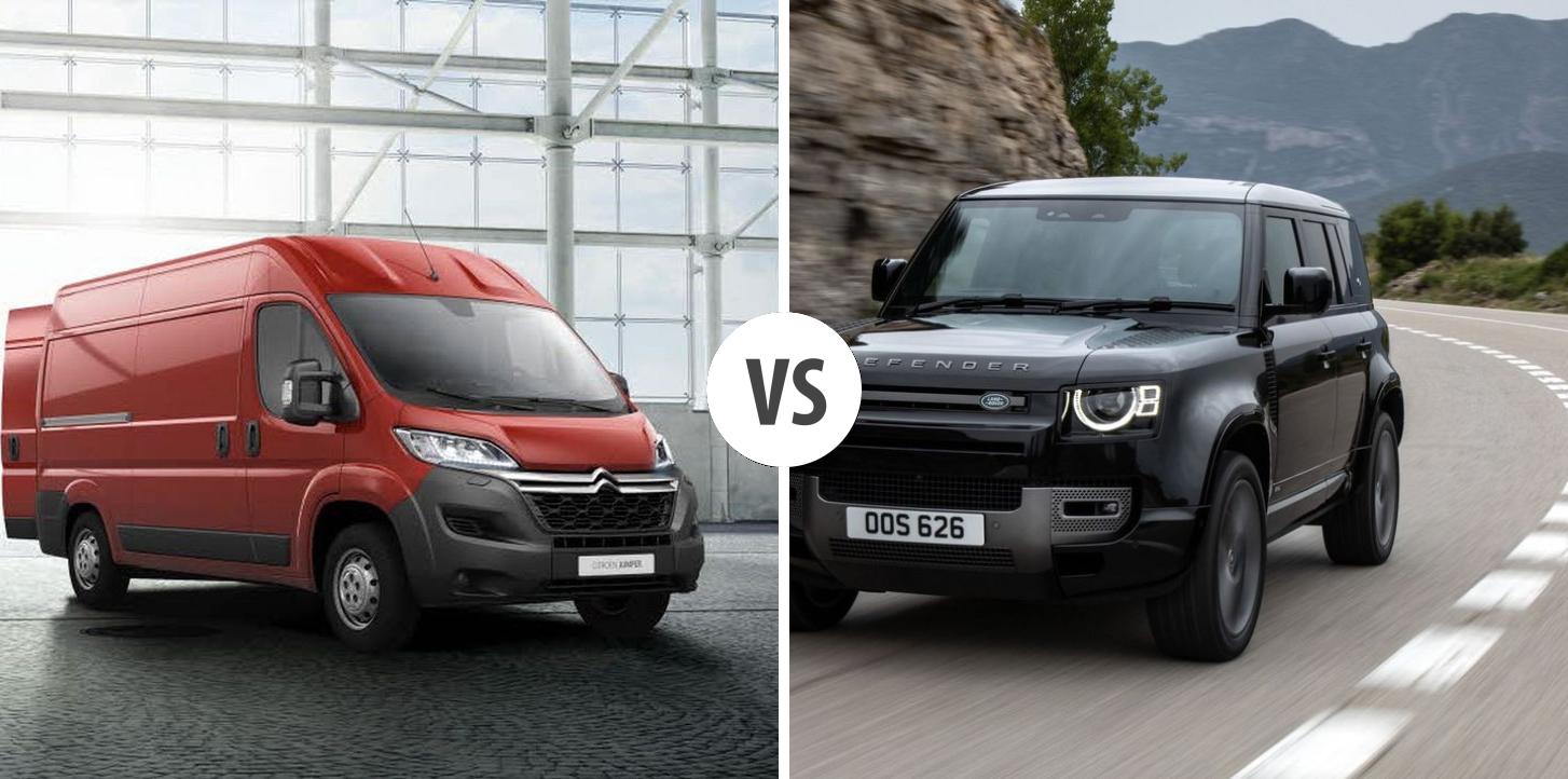 Citroën Jumper VS Land Rover Defender – Vergleiche Preise, Leistung ...