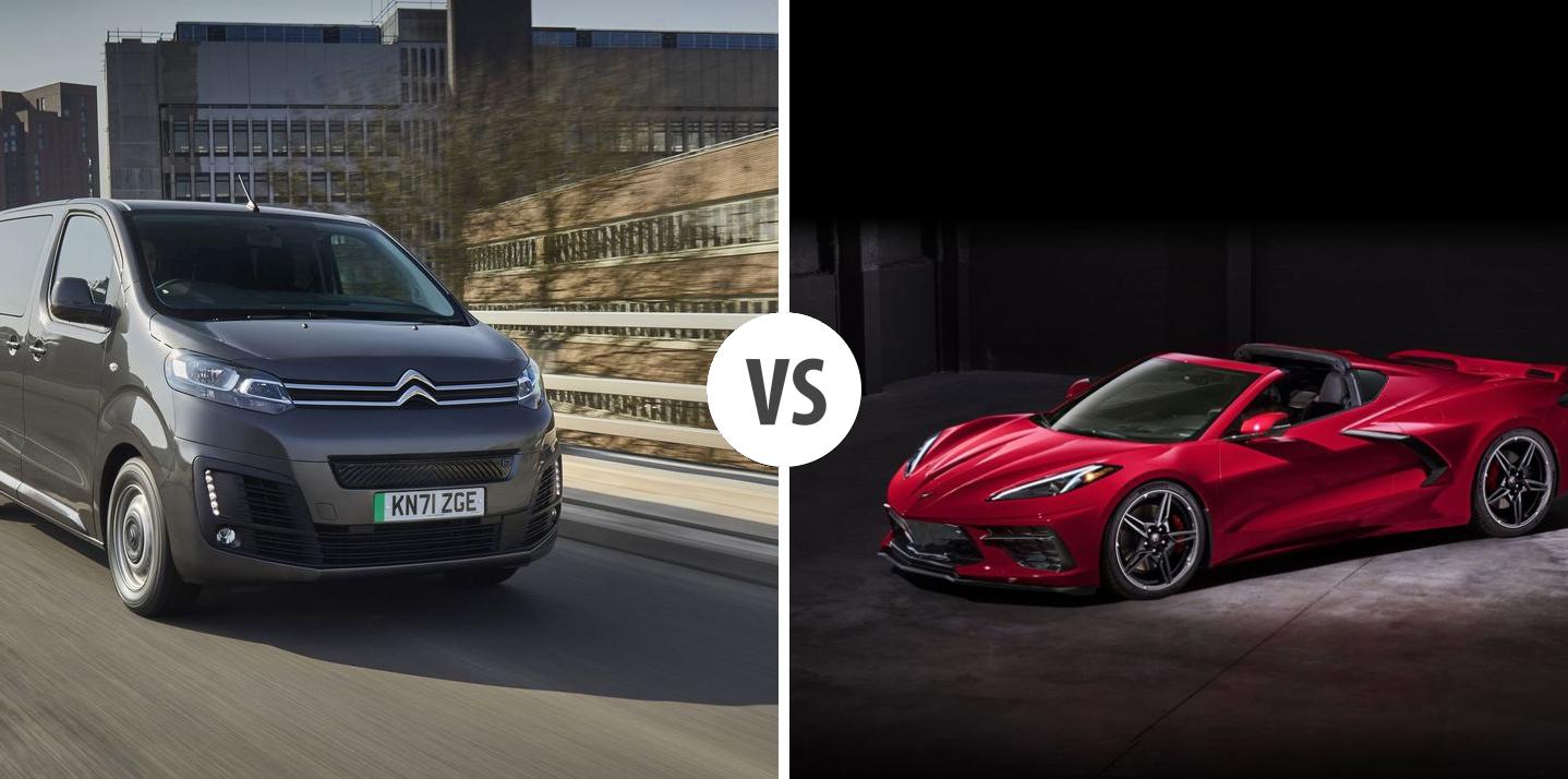 Citroën Spacetourer VS Chevrolet Corvette Cabriolet Autovergleich ...