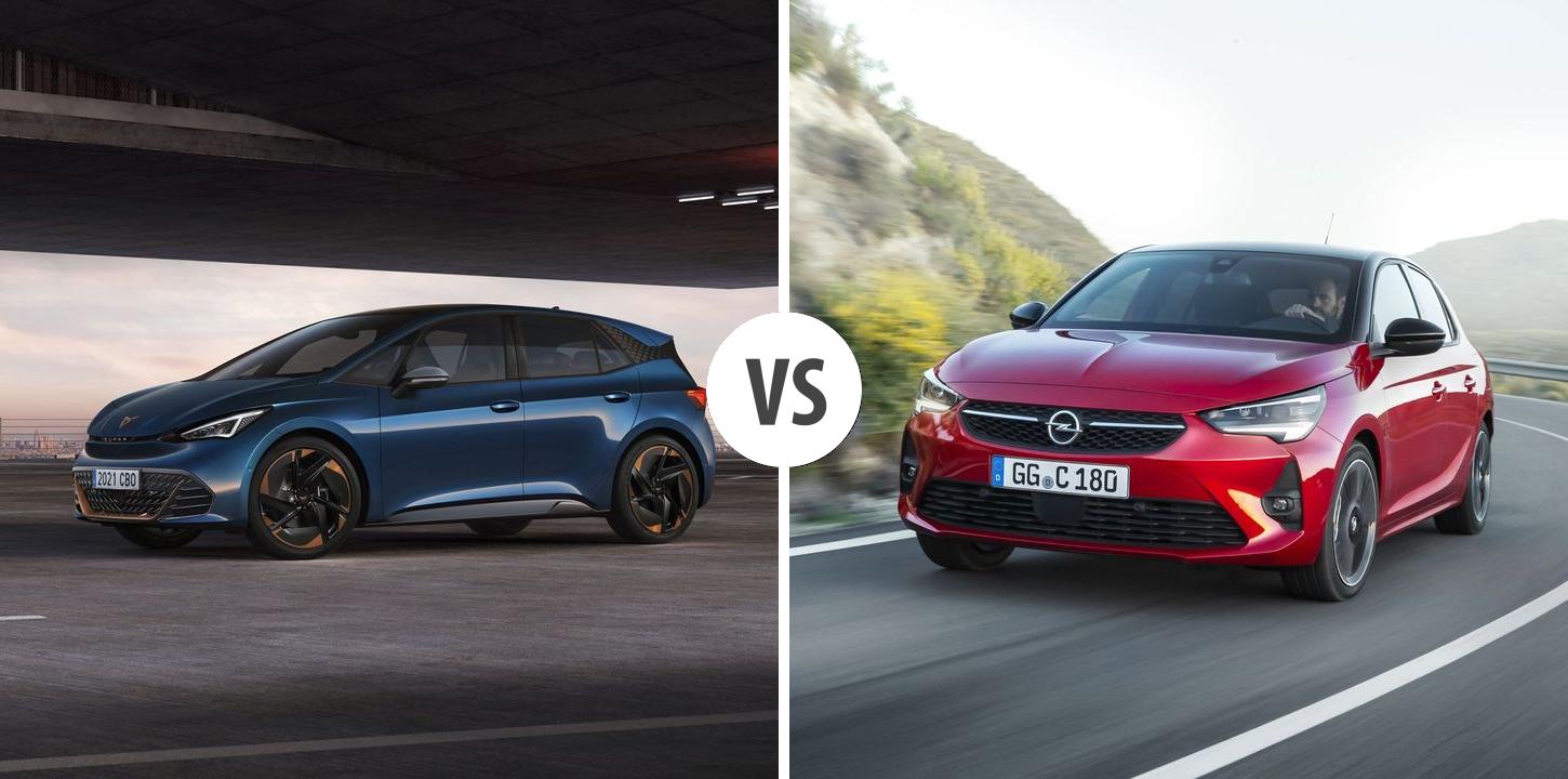 CUPRA Born VS Opel Corsa – Vergleiche Preise, Leistung, Kofferraum ...