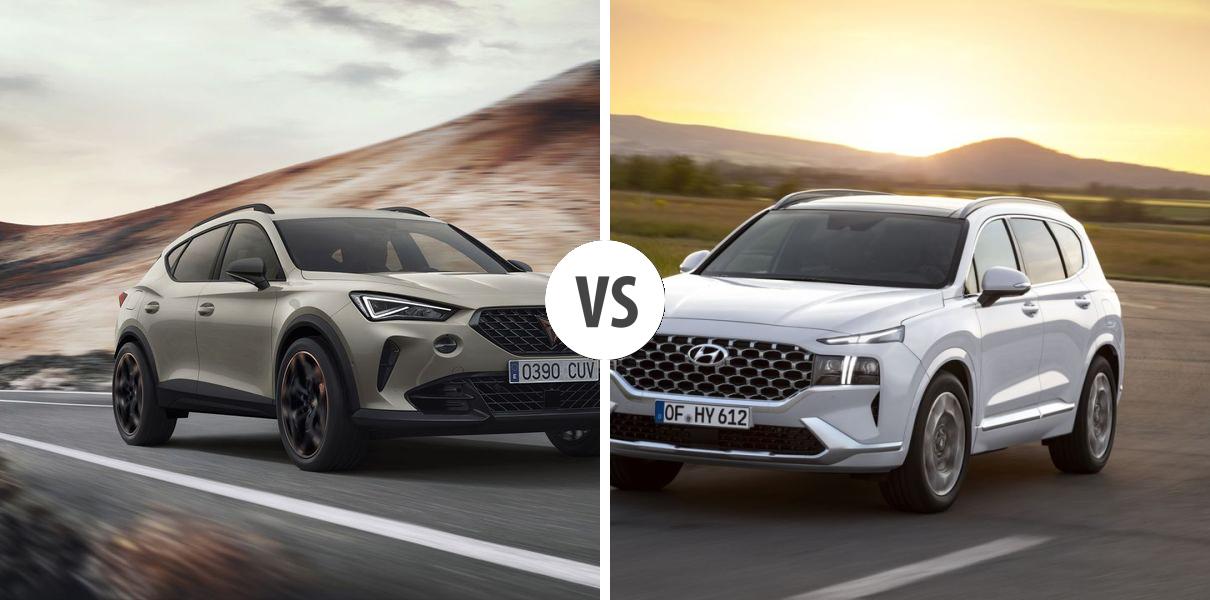 CUPRA Formentor VS Hyundai Santa Fe – Vergleiche Preise, Leistung ...