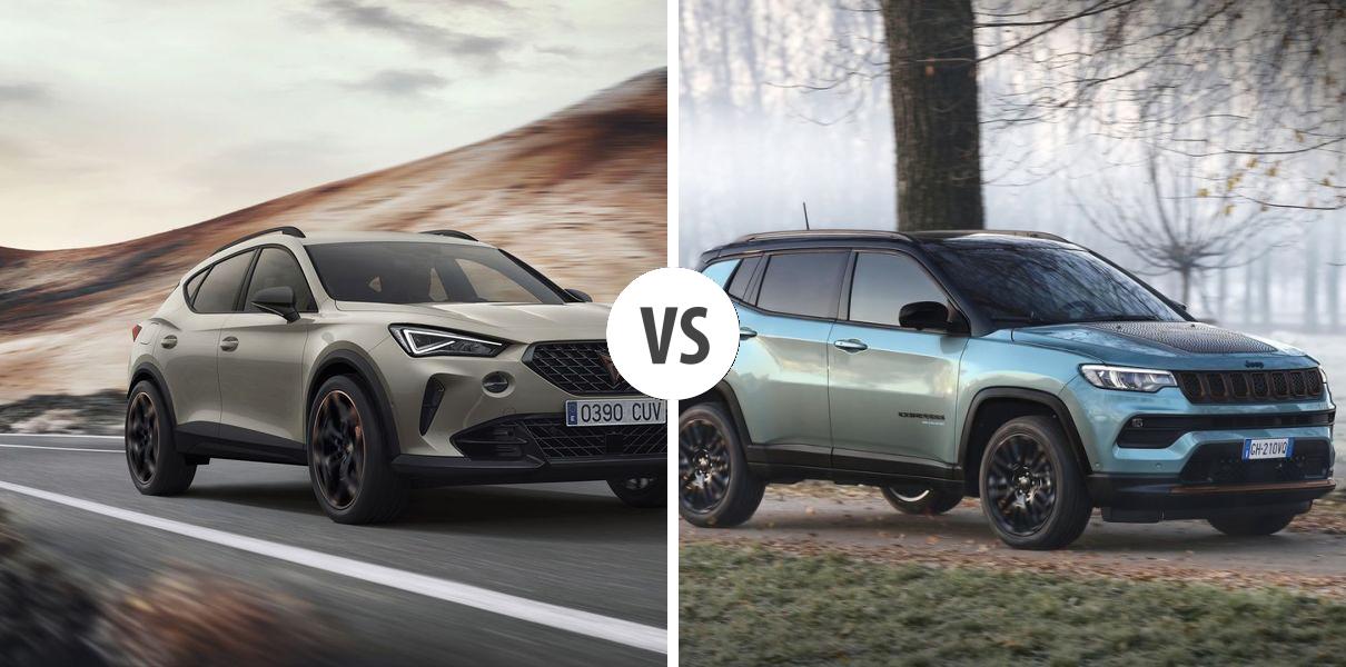 CUPRA Formentor VS Jeep Compass – Vergleiche Preise, Leistung ...