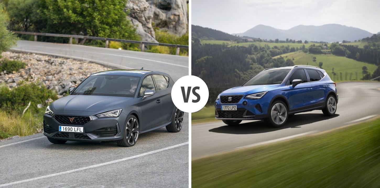 CUPRA Leon VS Seat Arona – Vergleiche Preise, Leistung, Kofferraum ...