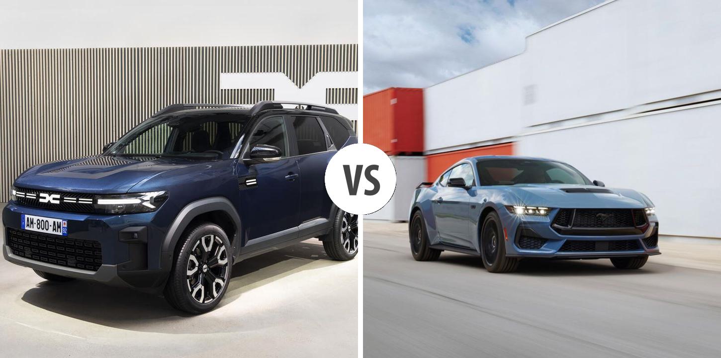 Dacia Bigster VS Ford Mustang Fastback – Vergleiche Preise, Leistung ...