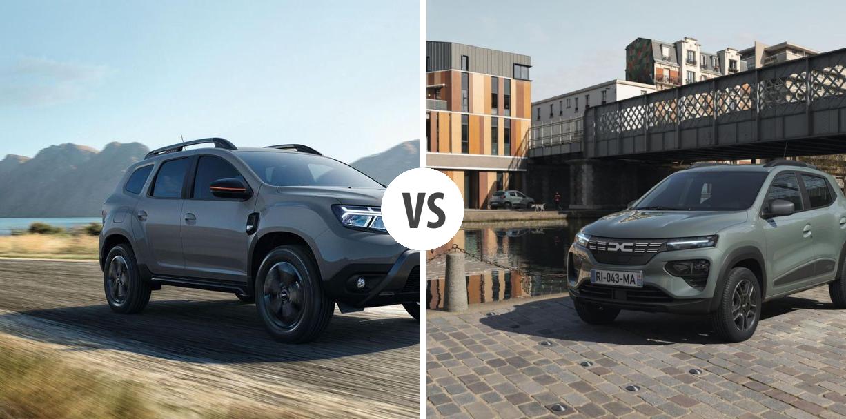 Dacia Duster VS Dacia Spring – Vergleiche Preise, Leistung, Kofferraum ...