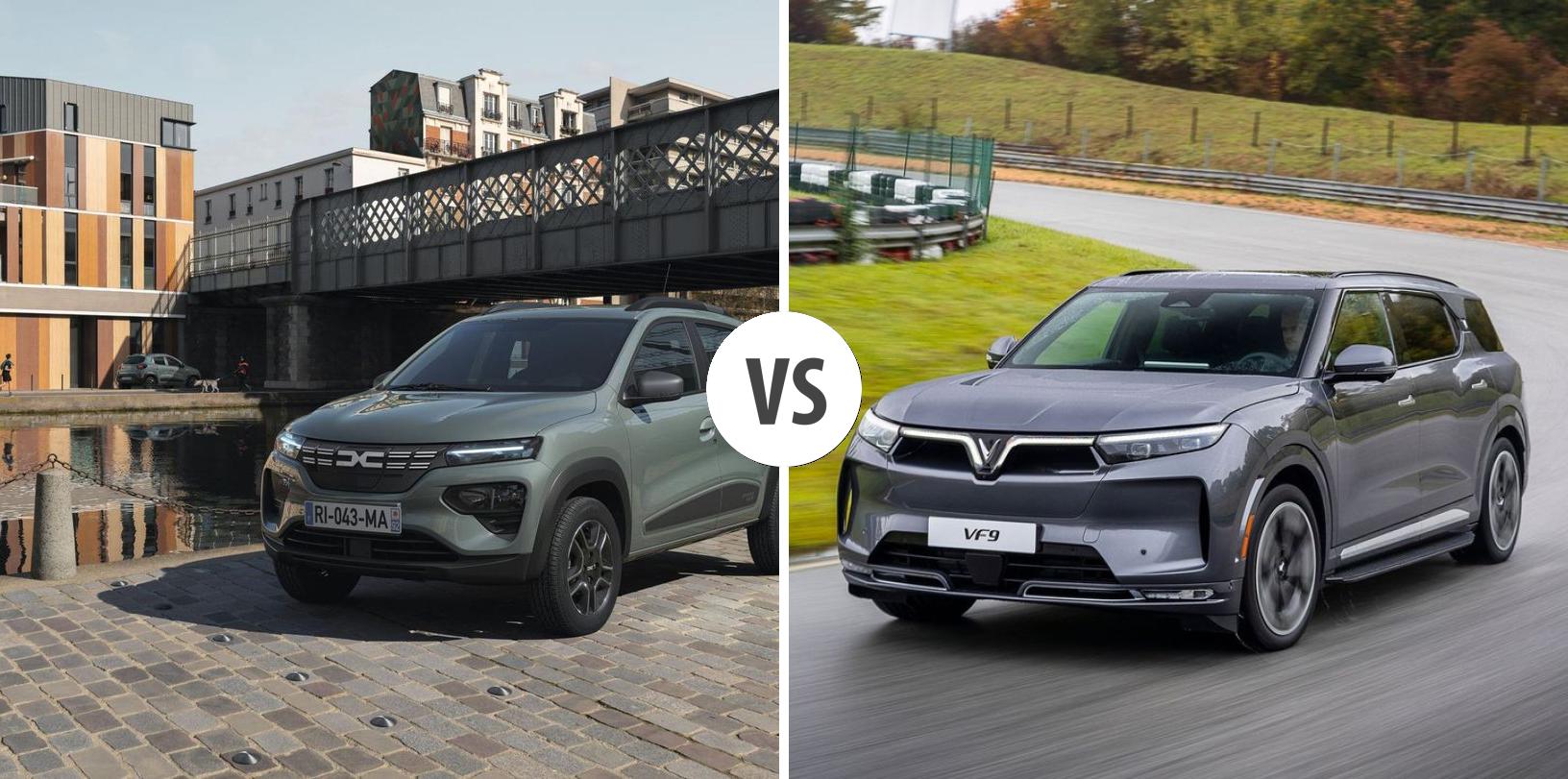 Dacia Spring VS VinFast VF 9 – Vergleiche Preise, Leistung, Kofferraum ...