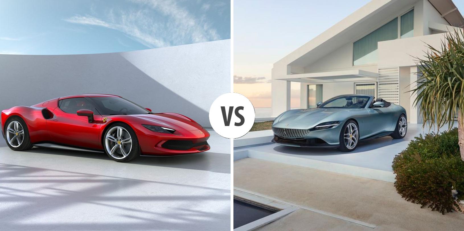 Ferrari 296 Coupé VS Ferrari Roma Cabrio – Vergleiche Preise, Leistung ...