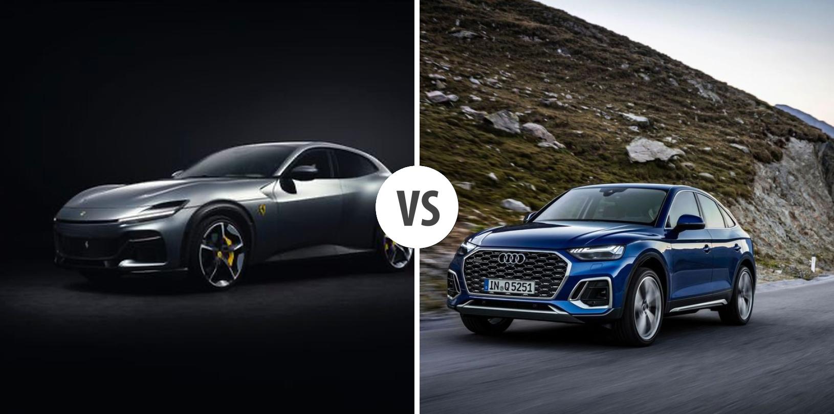 Ferrari Purosangue VS Audi Q5 Sportback – Vergleiche Preise, Leistung ...