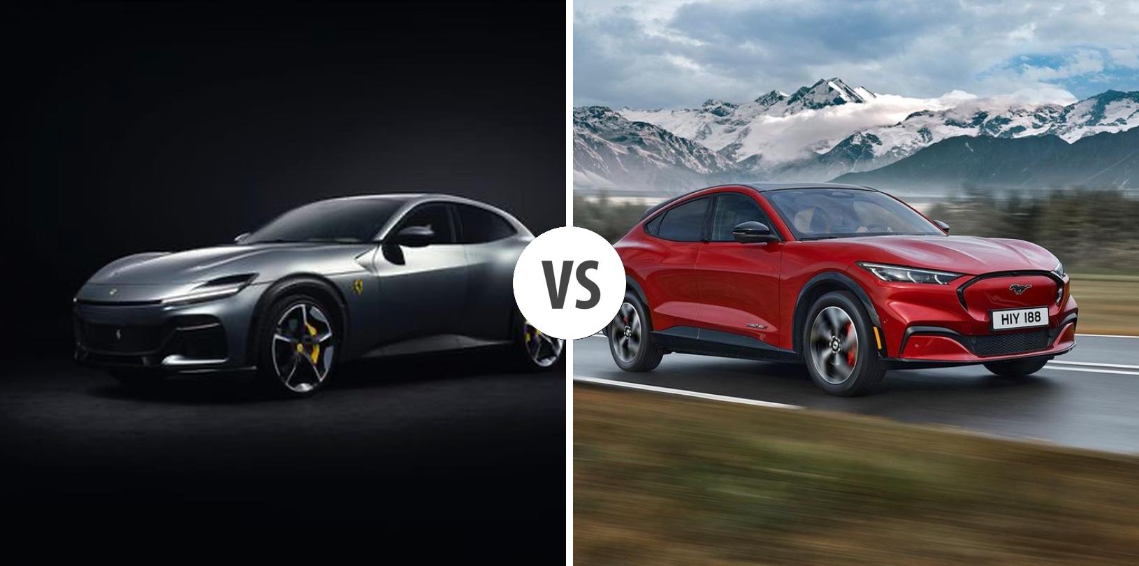 Ferrari Purosangue VS Ford Mustang Mach-E – Vergleiche Preise, Leistung ...