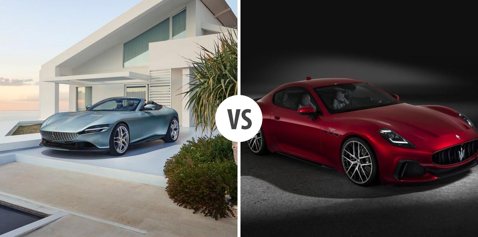 Ferrari Roma Cabrio VS Maserati GranTurismo – Vergleiche Preise ...