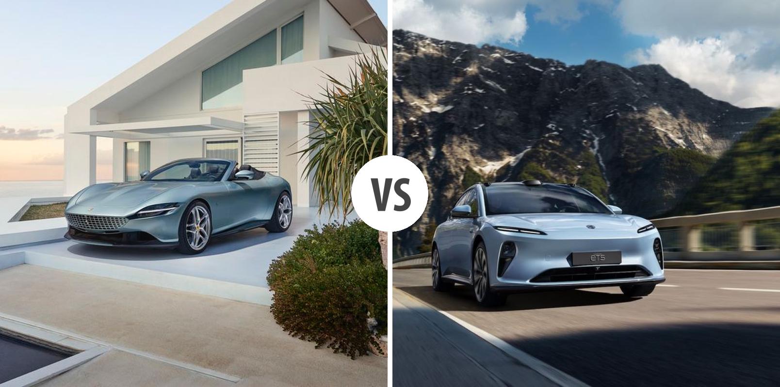 Ferrari Roma Cabrio VS Nio ET5 Touring – Vergleiche Preise, Leistung ...