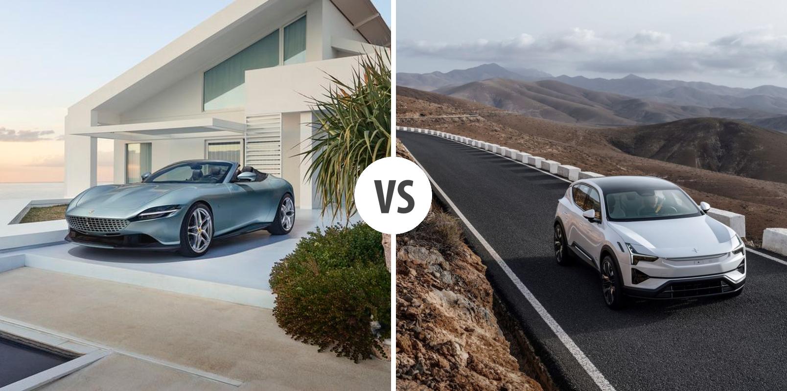 Ferrari Roma Cabrio VS Polestar 3 – Vergleiche Preise, Leistung ...