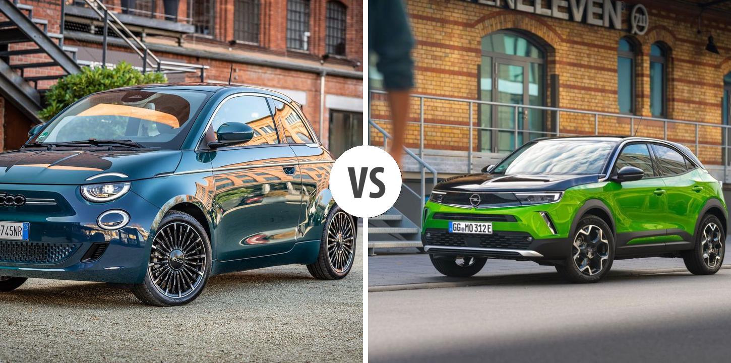 FIAT 500 Elektro VS Opel Mokka Electric – Vergleiche Preise, Leistung ...