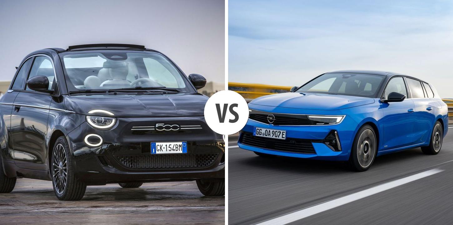 FIAT 500C VS Opel Astra Sports Tourer Autovergleich | AUTOGOTT.DE
