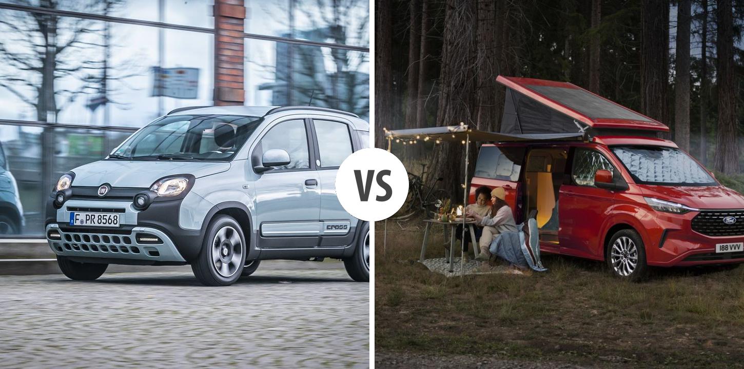 FIAT Panda VS Ford Transit Custom Wohnmobil – Vergleiche Preise ...