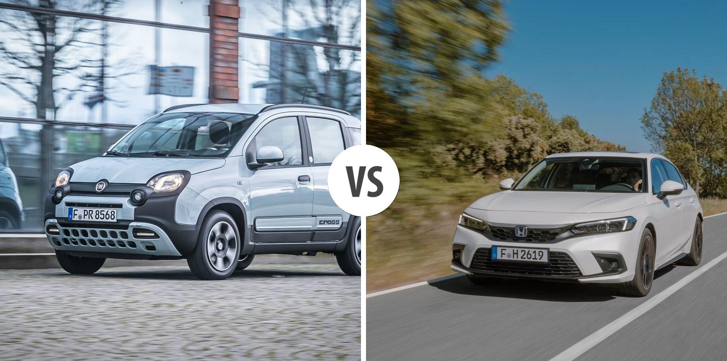 FIAT Panda VS Honda Civic – Vergleiche Preise, Leistung, Kofferraum ...